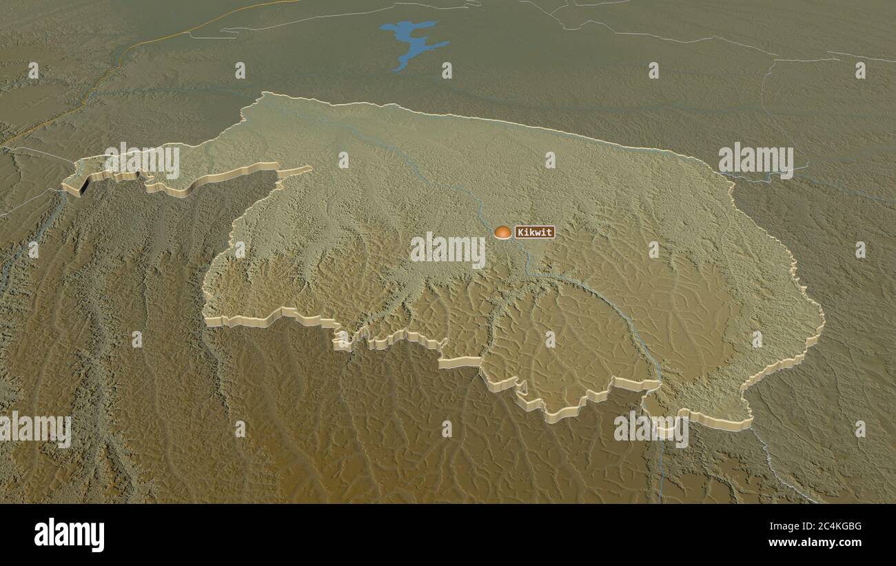 Zoom in on Kwilu (province of Democratic Republic of the Congo ...