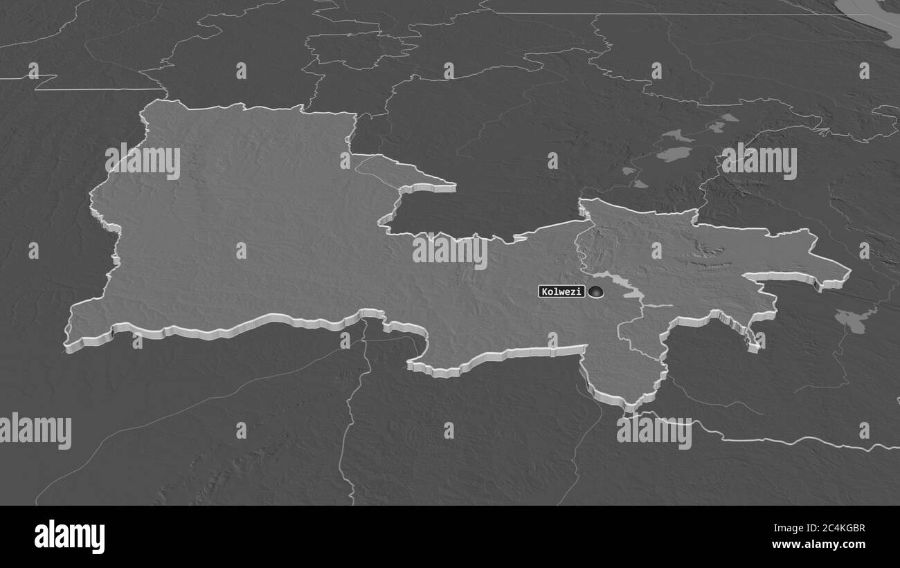 Kolwezi map hi-res stock photography and images - Alamy