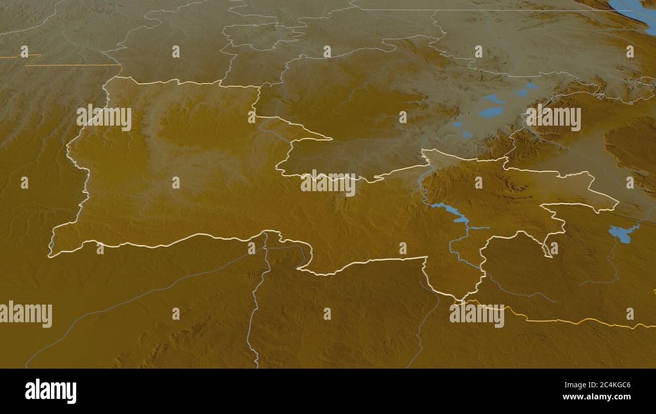 Zoom in on Lualaba (province of Democratic Republic of the Congo ...