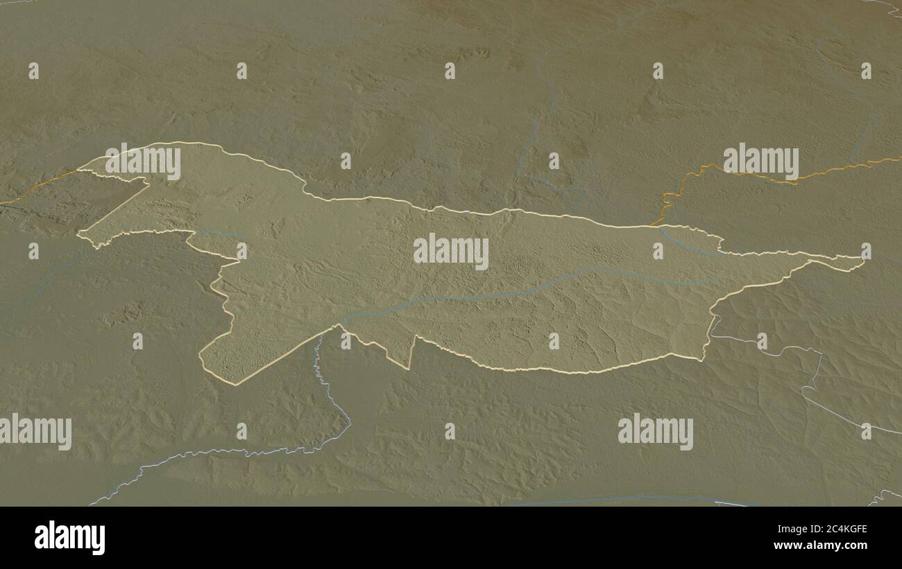 Zoom in on Nord-Ubangi (province of Democratic Republic of the Congo ...
