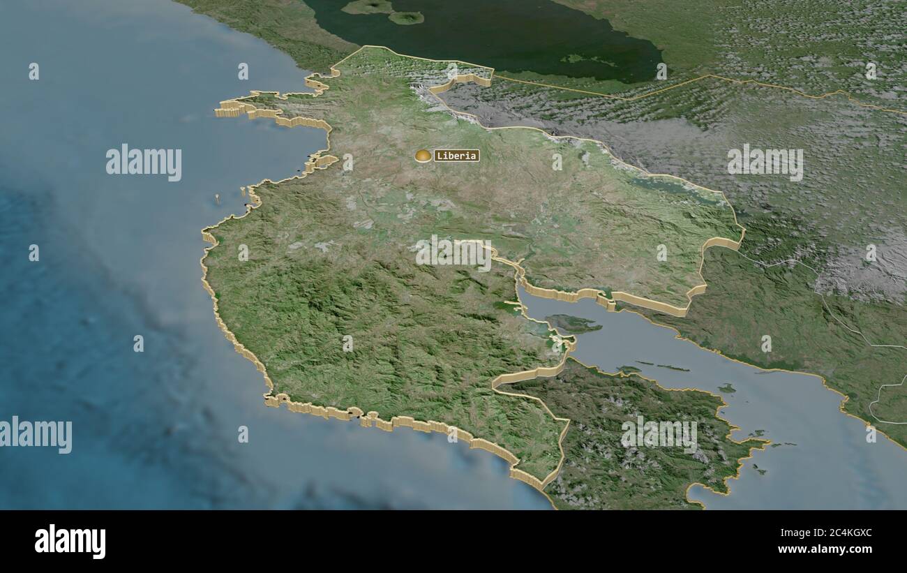 Satellite view costa rica country hi-res stock photography and images ...