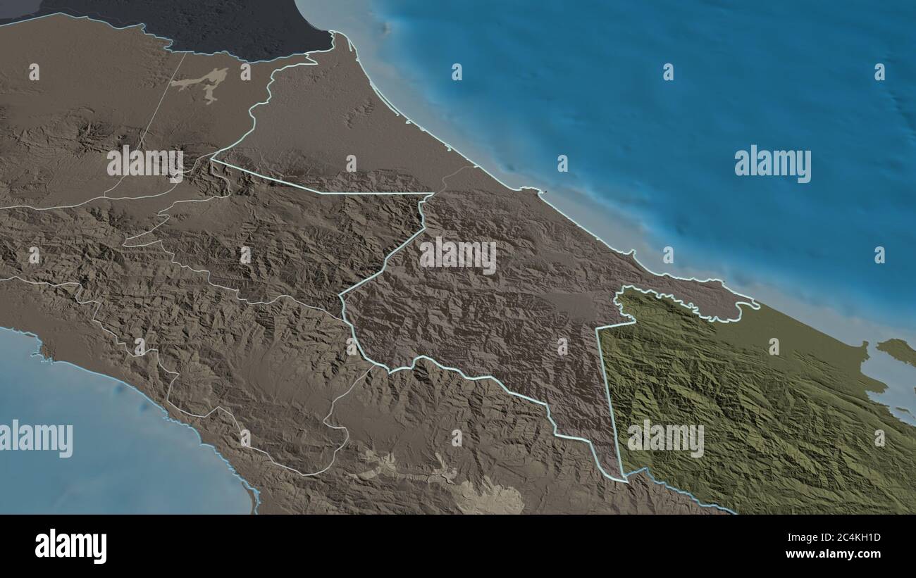 Limon province map hi-res stock photography and images - Alamy