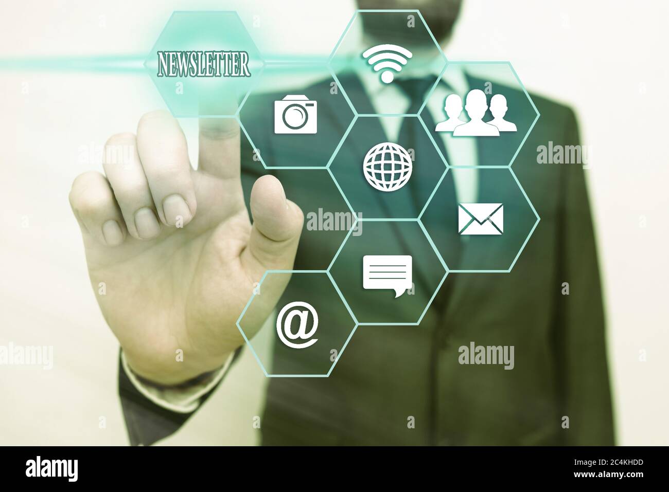 Handwriting text Newsletter. Conceptual photo the bulletin was given to ...