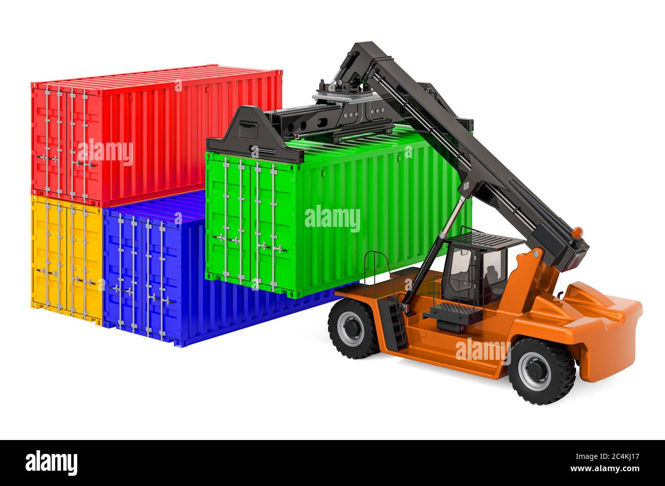 Reach stacker hi-res stock photography and images - Alamy