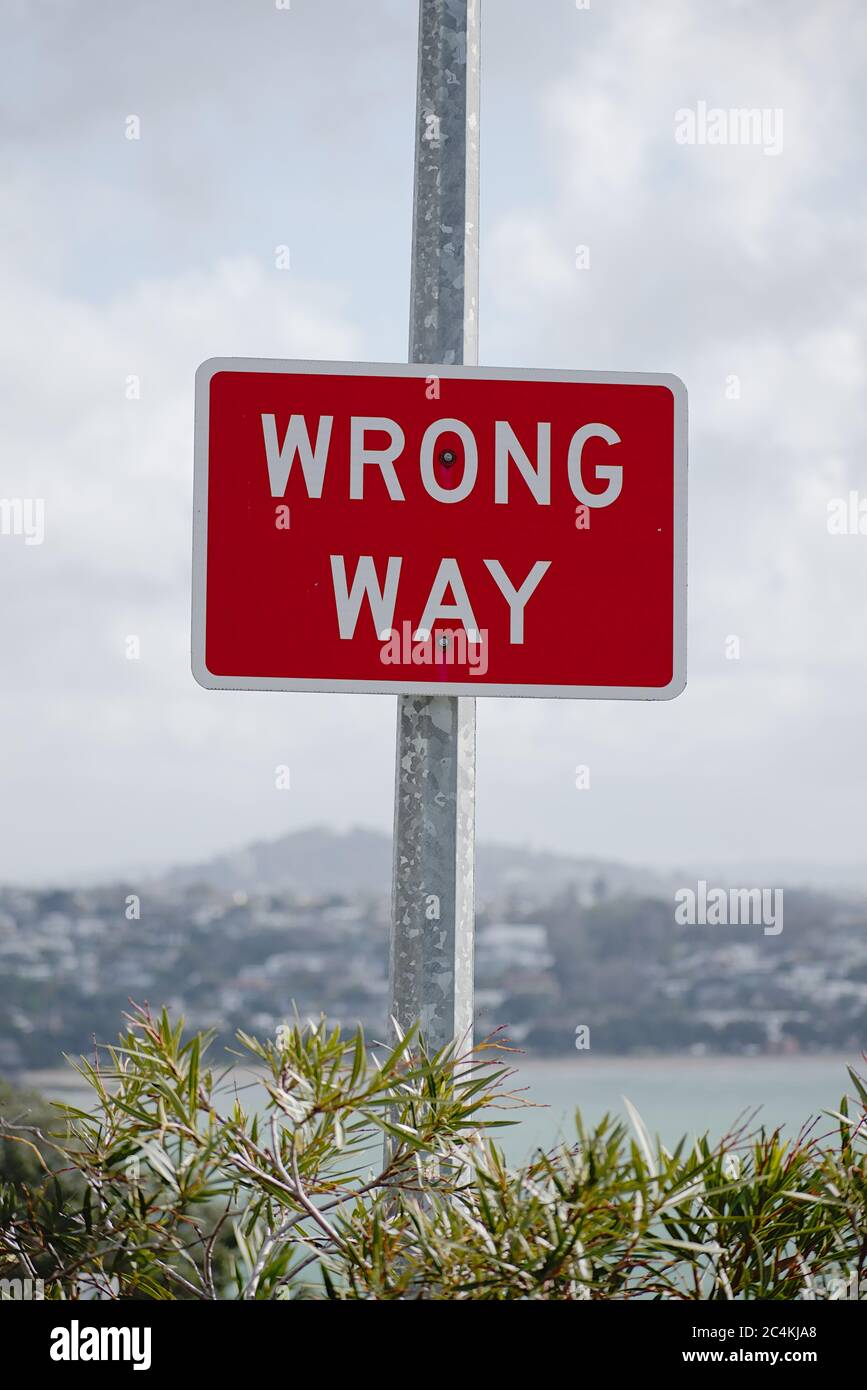 Driving wrong way on road hi-res stock photography and images - Alamy