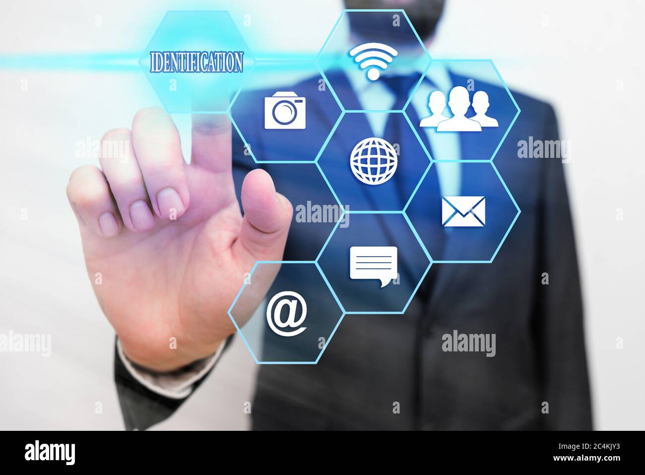 Handwriting text Identification. Conceptual photo an action or ...