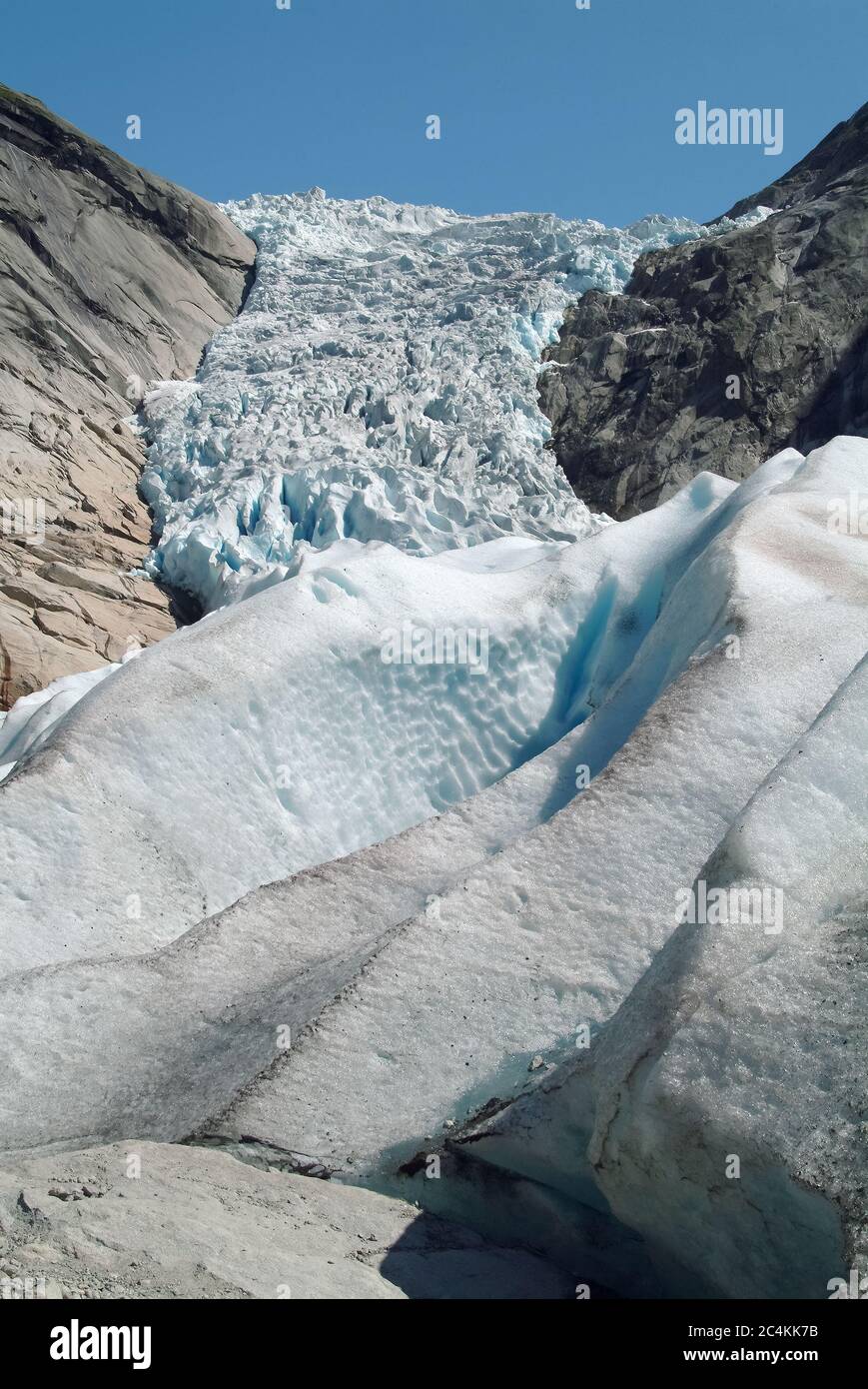 Jostedal Glacier, Jostedalsbreen, Norway, Scandinavia, Europe Stock ...