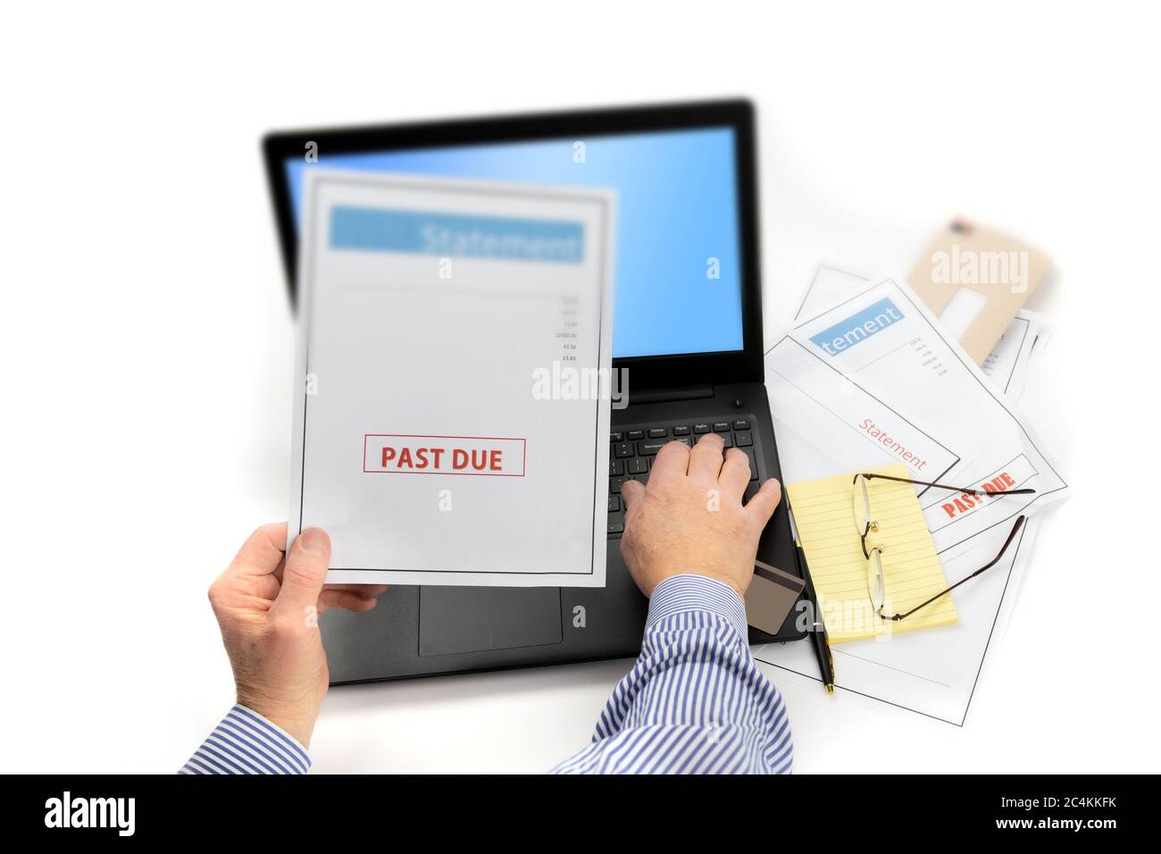 Past due bill hi-res stock photography and images - Alamy