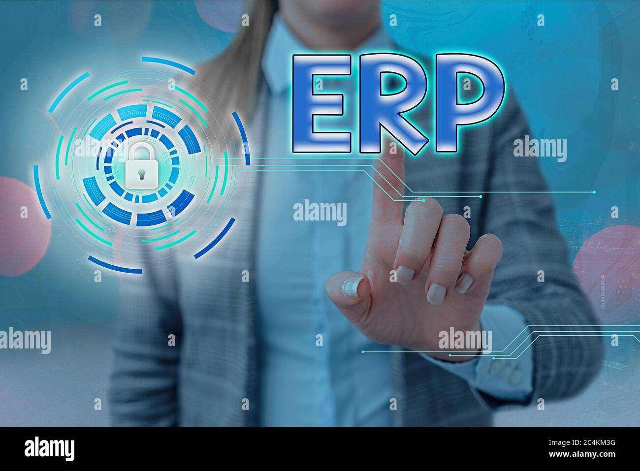 Word writing text Erp. Business photo showcasing enterprise resource planning centralized ...