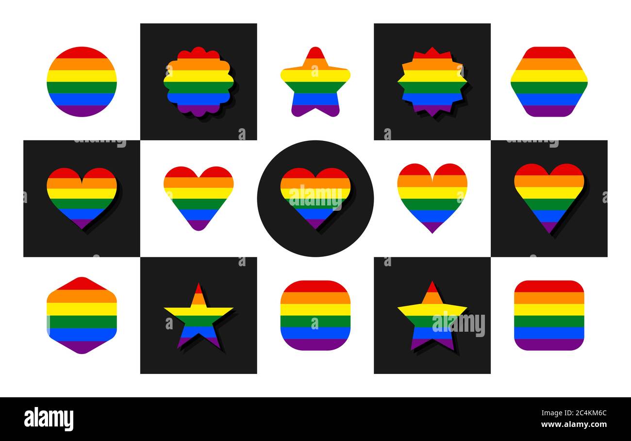 Lgbt round icon Cut Out Stock Images & Pictures - Alamy