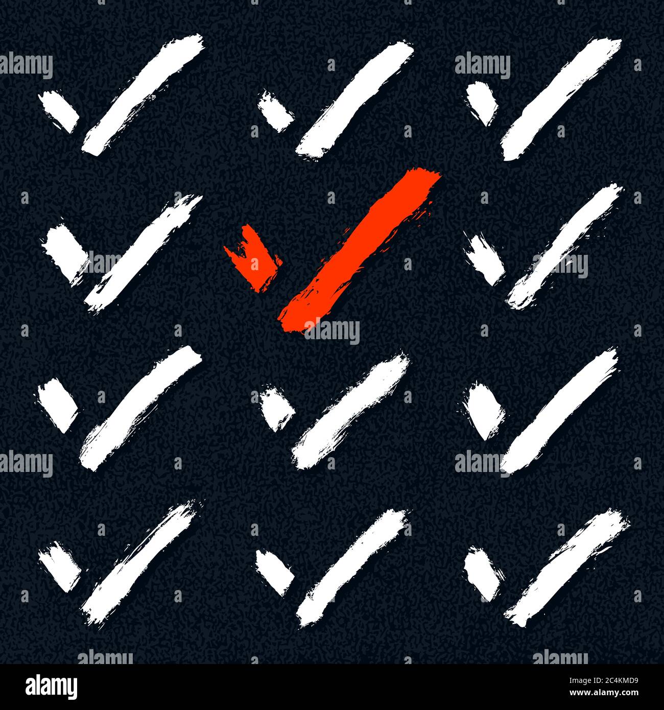 Set of check mark hand drawn signs. Collection of checkmark symbols. Kit of accept icons. Verify ...