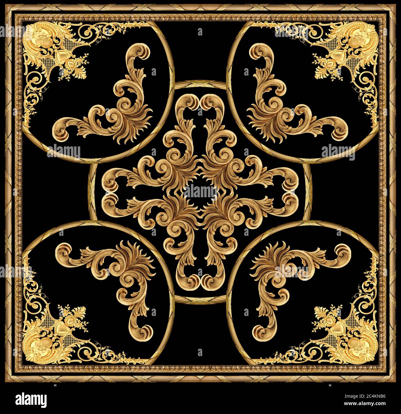 Baroque style decoration hi-res stock photography and images - Alamy