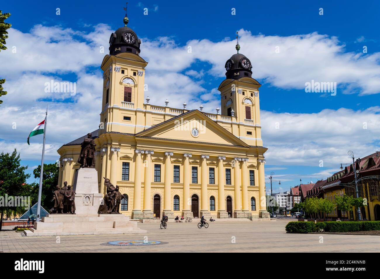 Debrecen, Hungary - June 01 2020: The Protestant Great Church ...
