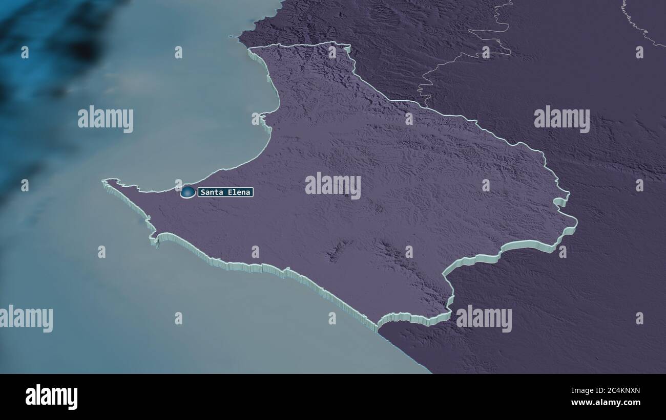 Map of ecuador santa elena hi-res stock photography and images - Alamy