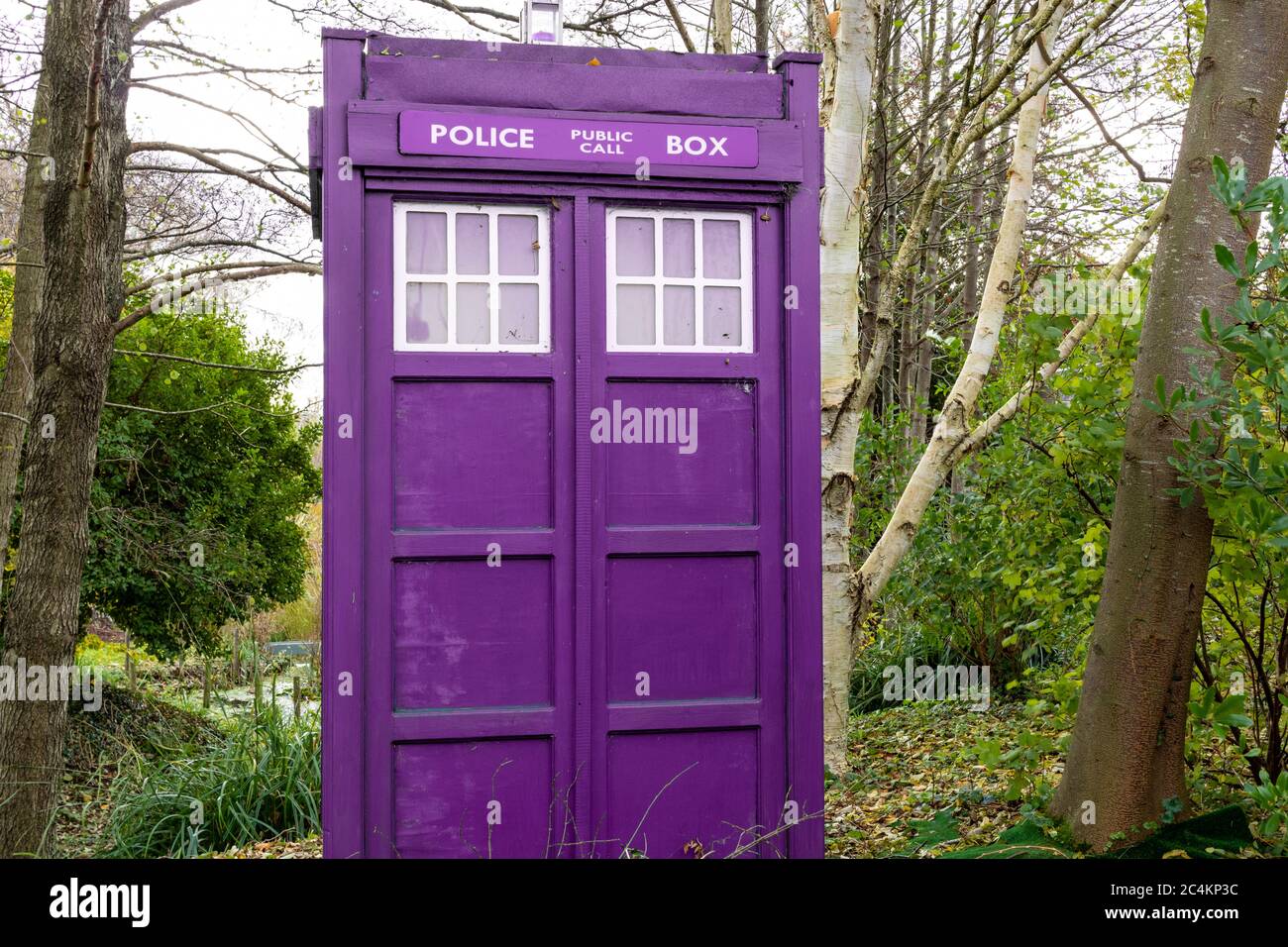 Doctor Who's tardis police box Stock Photo - Alamy