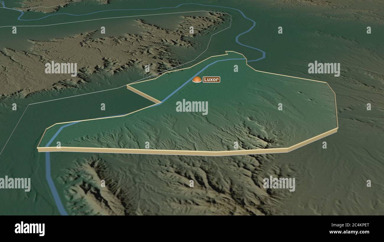 Luxor in egypt map hi-res stock photography and images - Alamy