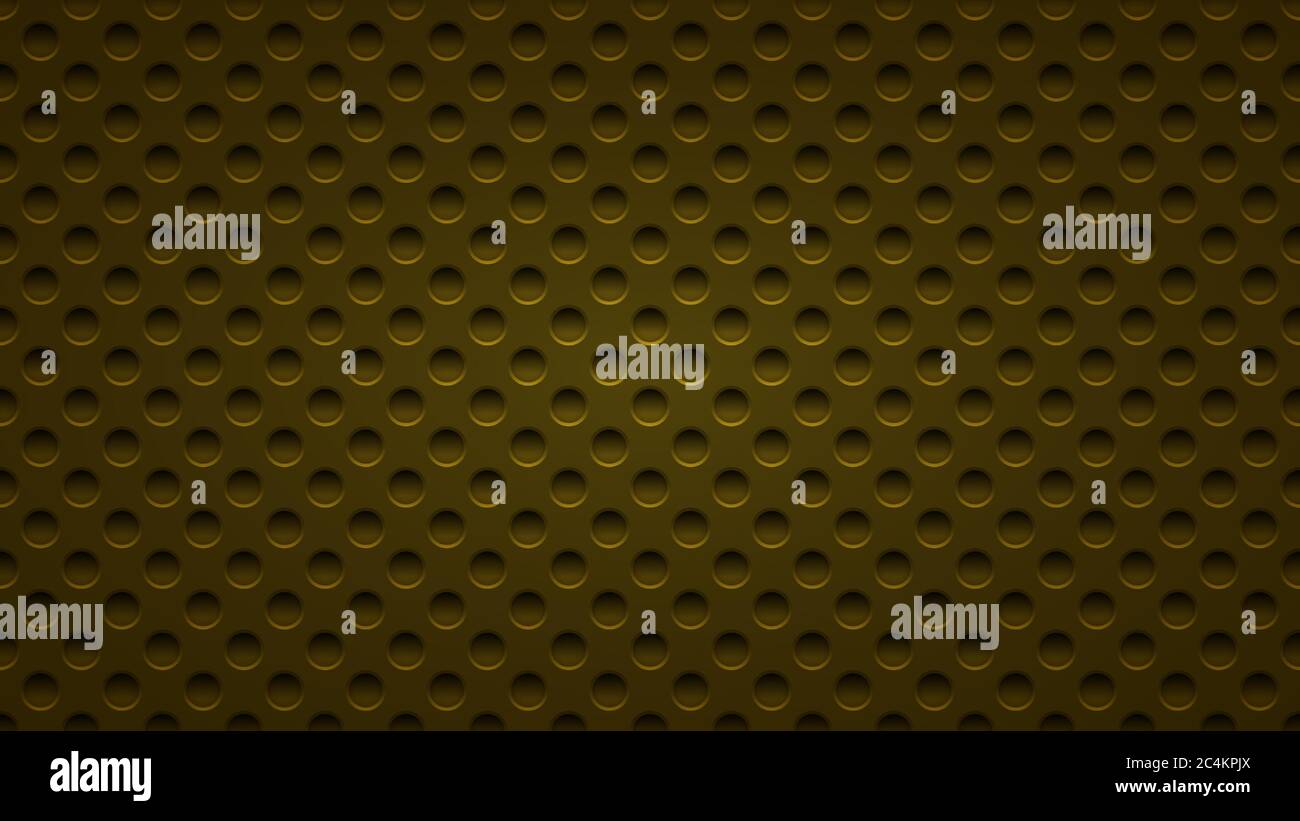 Abstract background with holes in dark yellow colors Stock Vector Image ...
