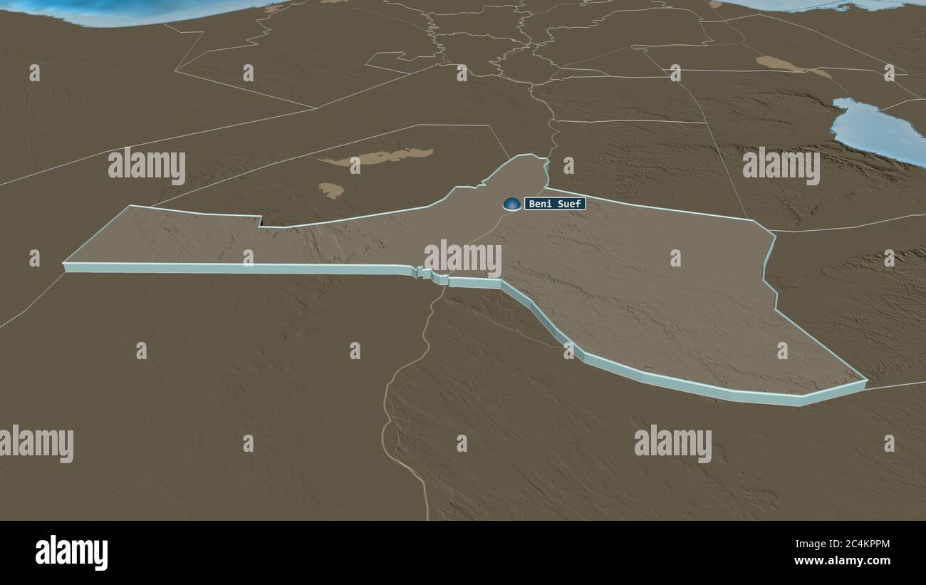 Map of bani suwayf hi-res stock photography and images - Alamy