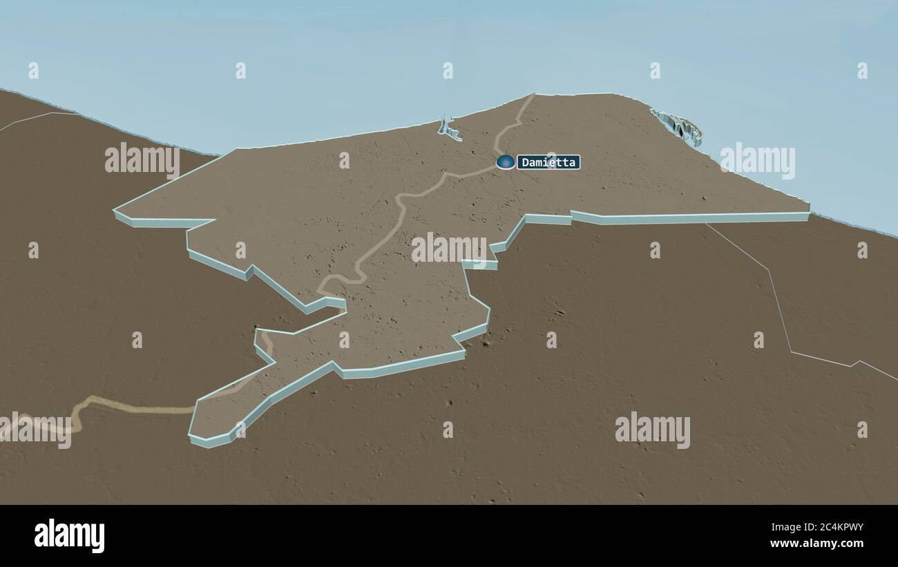 Map of dumyat hi-res stock photography and images - Alamy