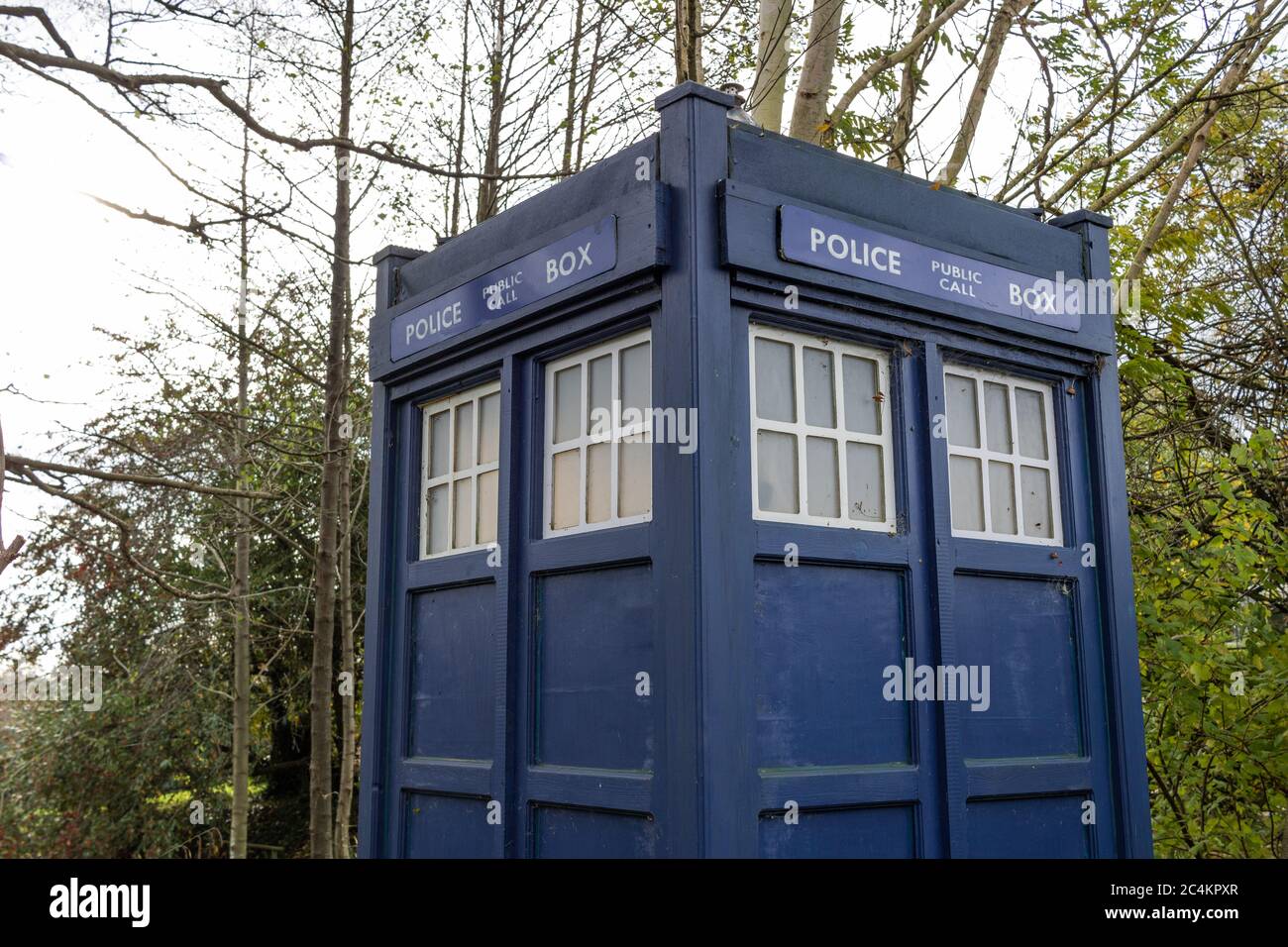 Doctor Who's tardis police box Stock Photo - Alamy