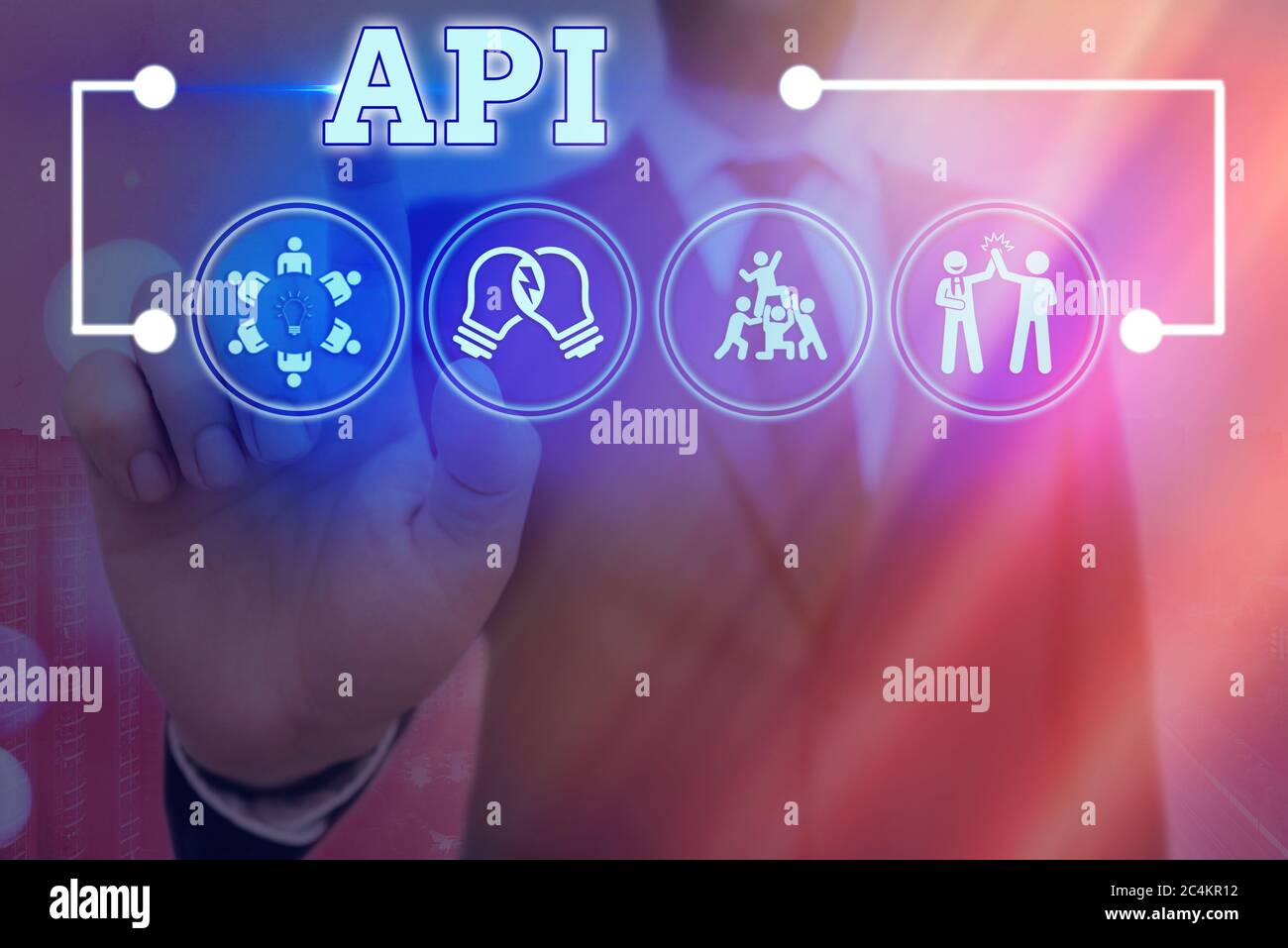 Handwriting text Api. Conceptual photo set of routines, protocols, and tools for building ...