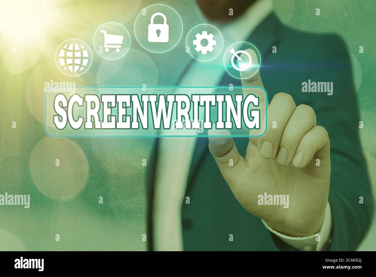 Handwriting text Screenwriting. Conceptual photo the art and craft of ...