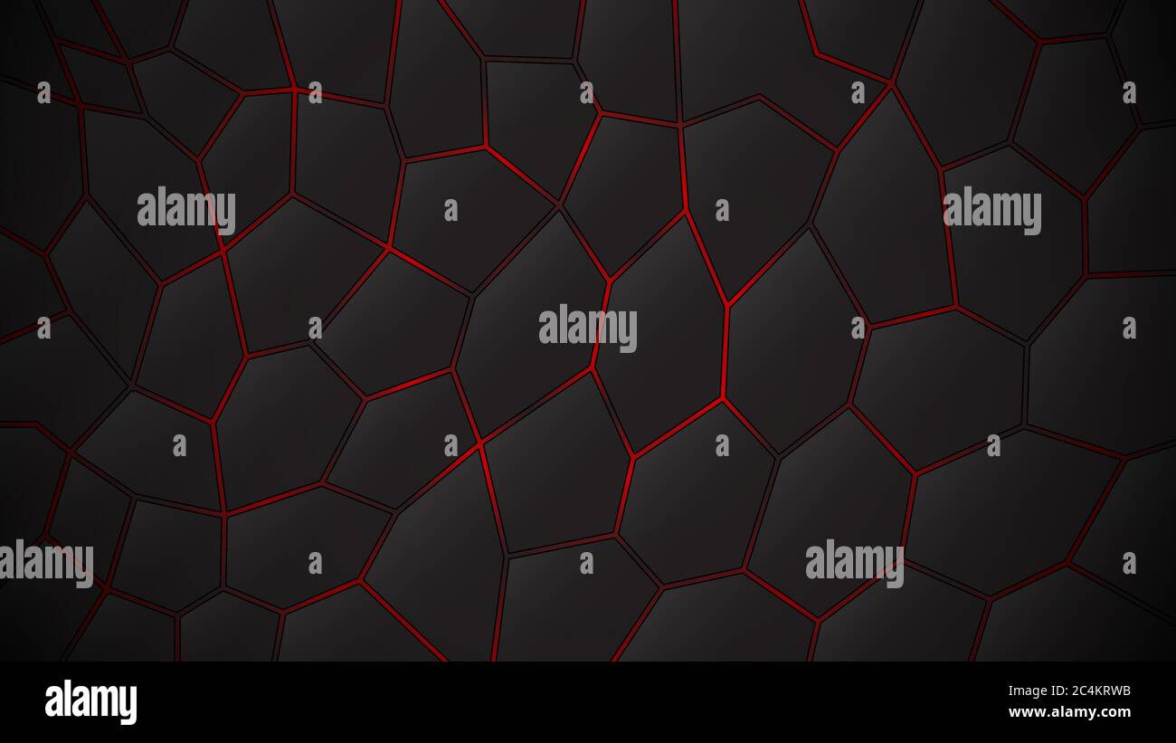 Abstract dark background of polygons in red colors Stock Vector Image ...