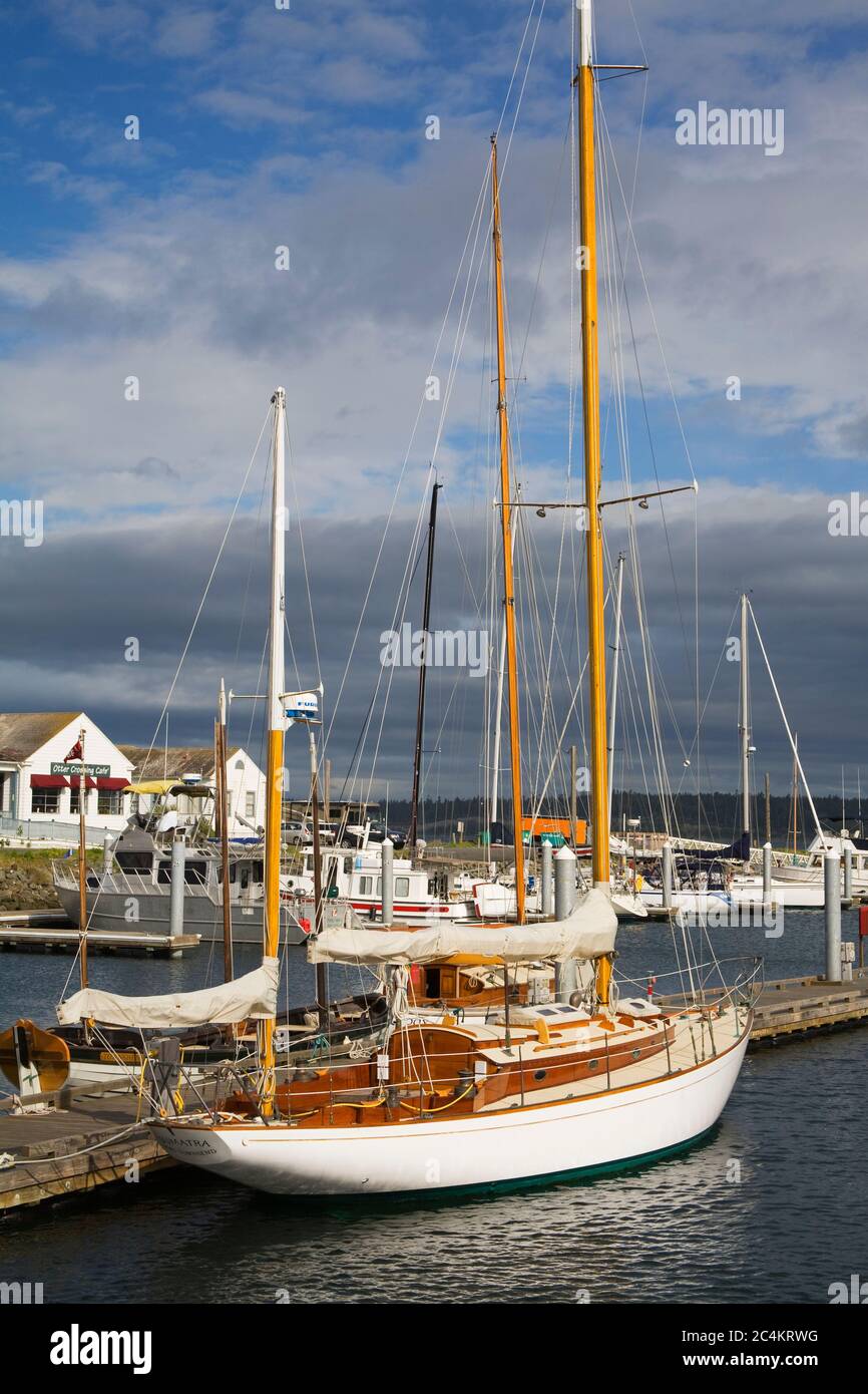 Point Hudson Marina, Port Townsend, Washington State, USA Stock Photo ...