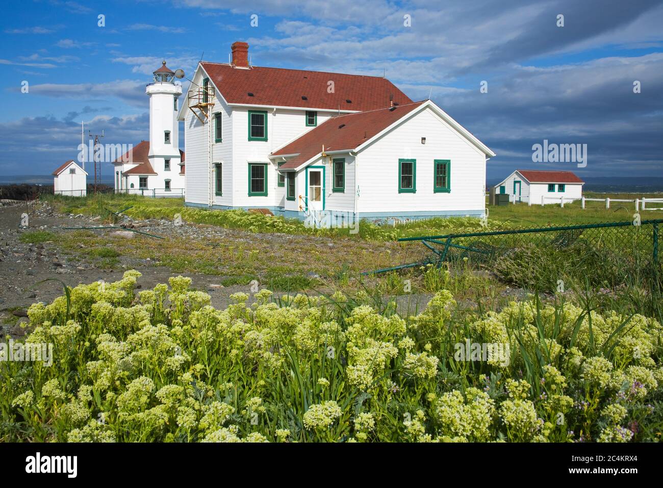 Point Wilson Lighthouse in Fort Worden State Park, Port Townsend ...