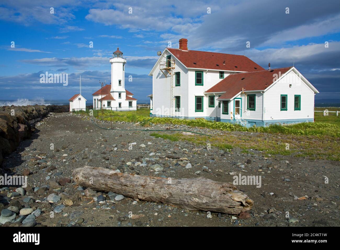 Point Wilson Lighthouse in Fort Worden State Park, Port Townsend ...