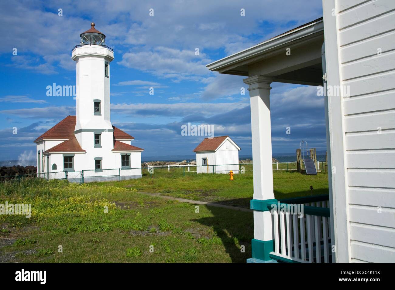 Point Wilson Lighthouse in Fort Worden State Park, Port Townsend ...