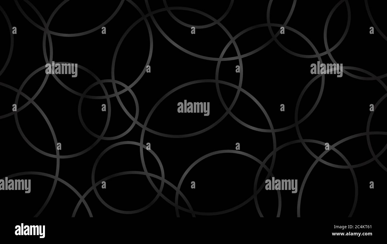 Abstract dark background of intersecting circles in gray colors Stock ... Abstract dark background of intersecting circles in gray colors Stock ...