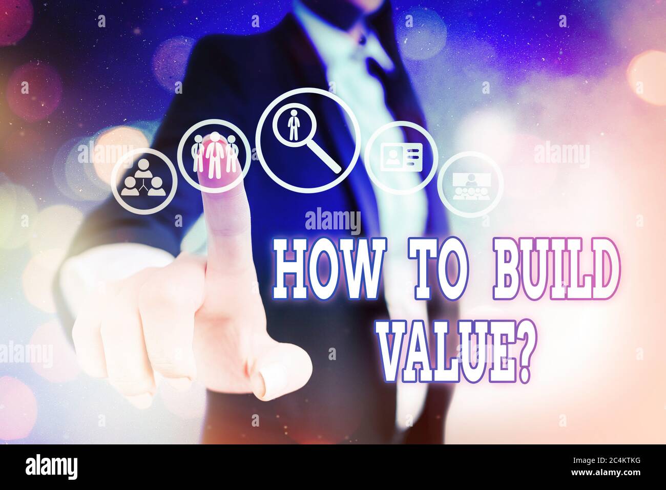 Conceptual hand writing showing How To Build Value Question. Concept ...