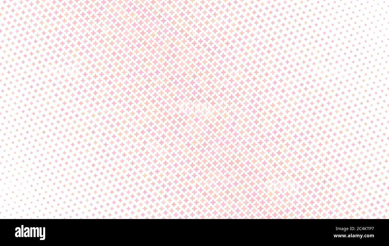 Abstract halftone gradient background of small stars, pink on white ...