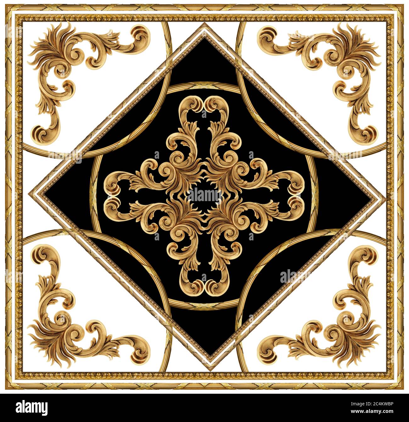 Baroque style decoration hi-res stock photography and images - Alamy