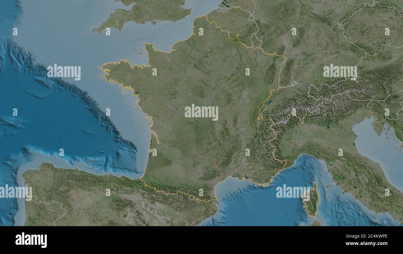 Satellite view paris hi-res stock photography and images - Alamy