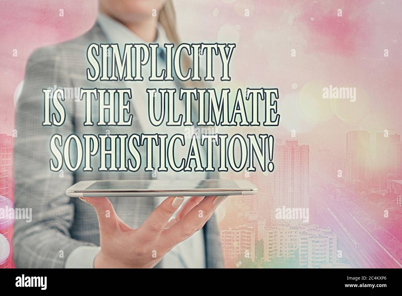 Simplicity ultimate sophistication hi-res stock photography and images ...