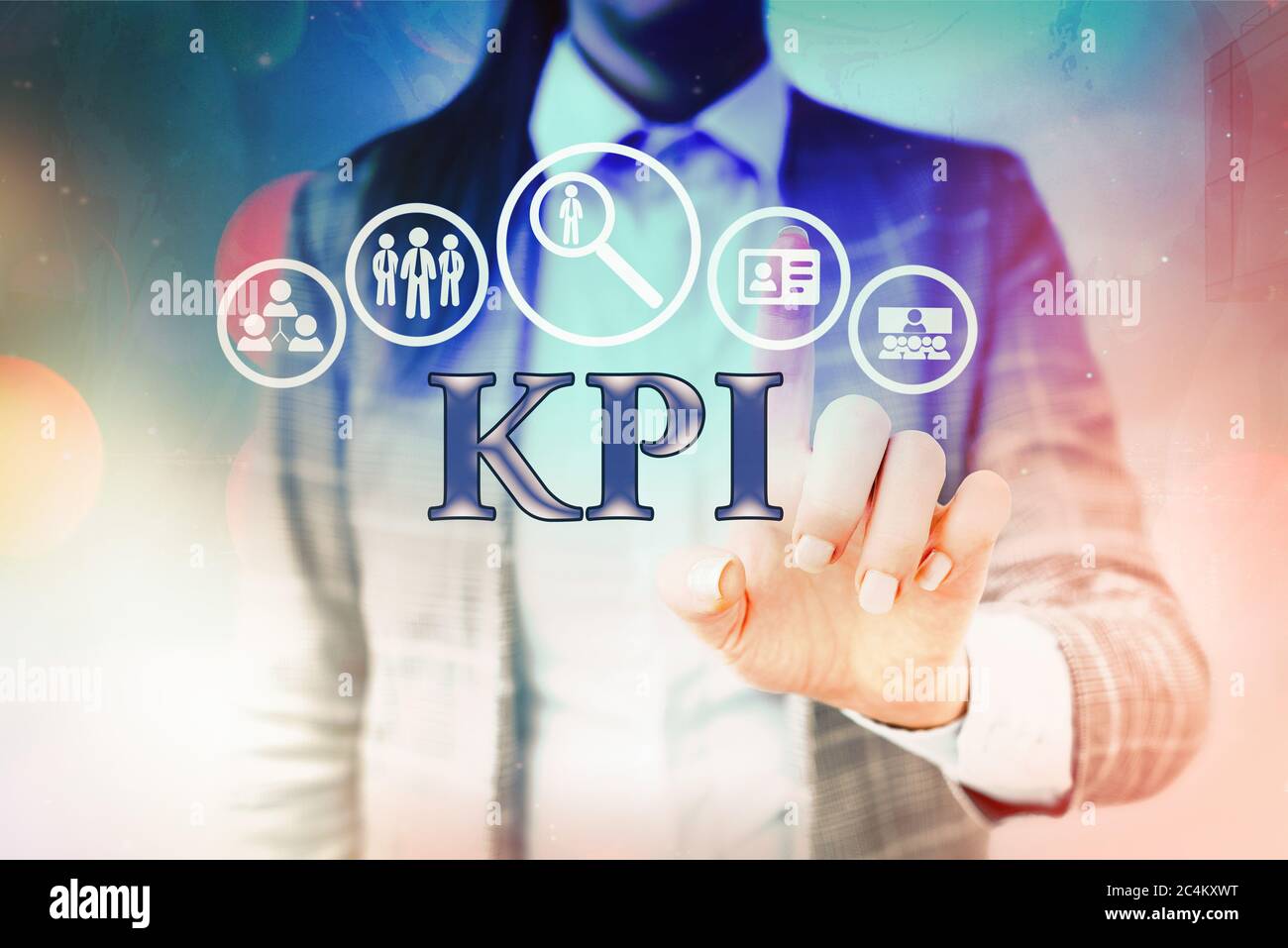 Handwriting text writing Kpi. Conceptual photo demonstrates how ...