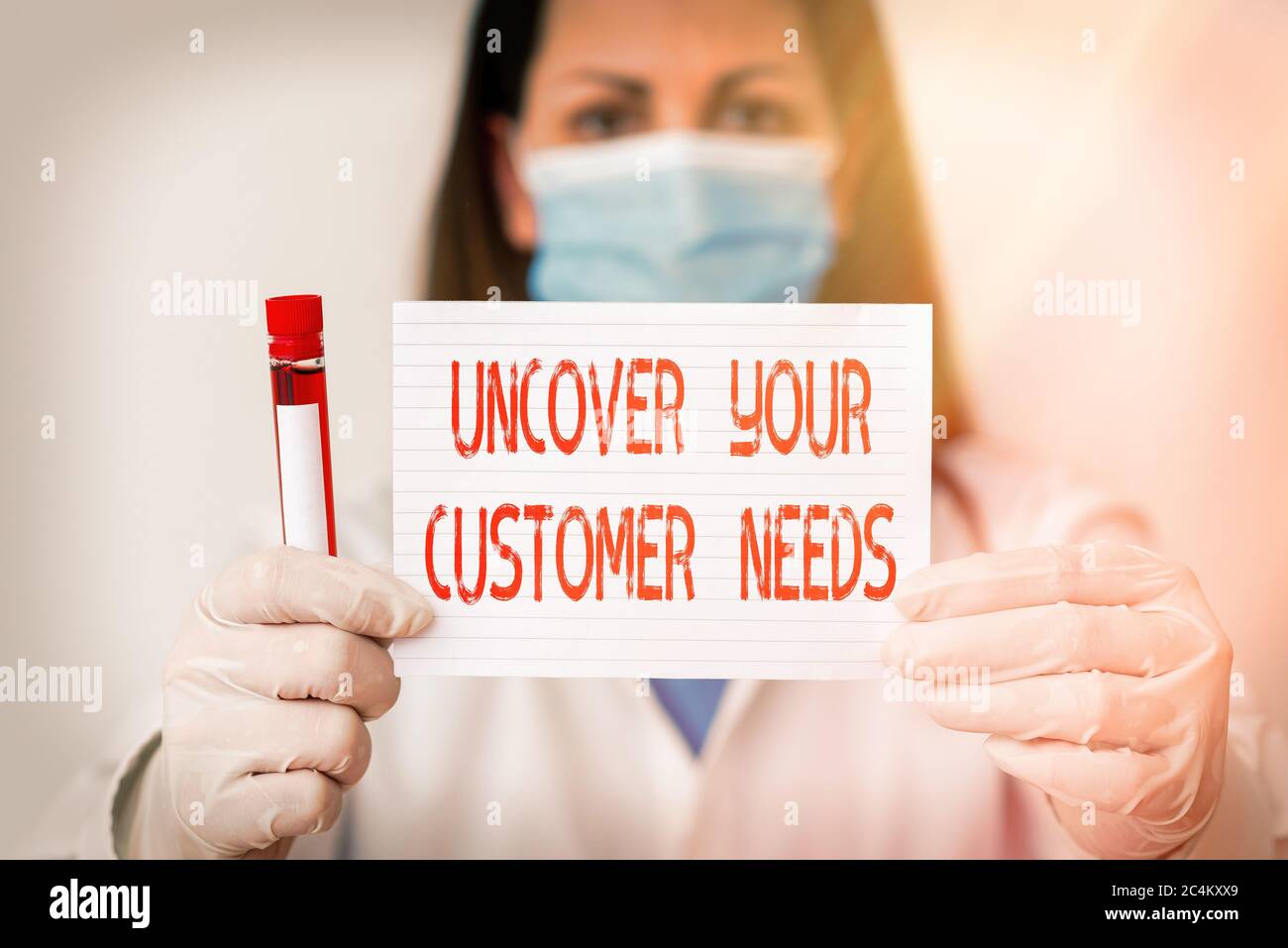 Conceptual hand writing showing Uncover Your Customer Needs. Concept ...