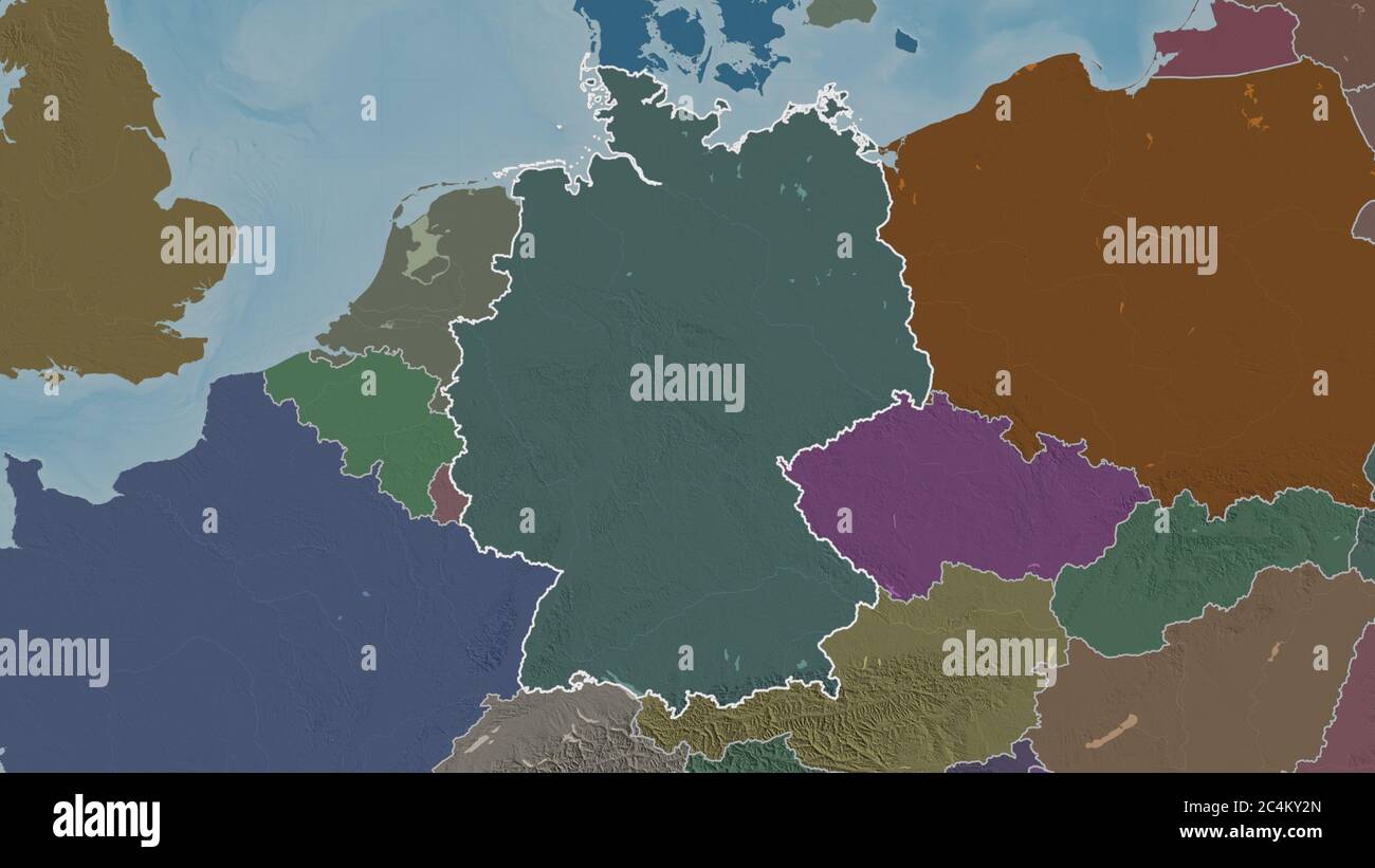 Administrative map germany division hi-res stock photography and images ...