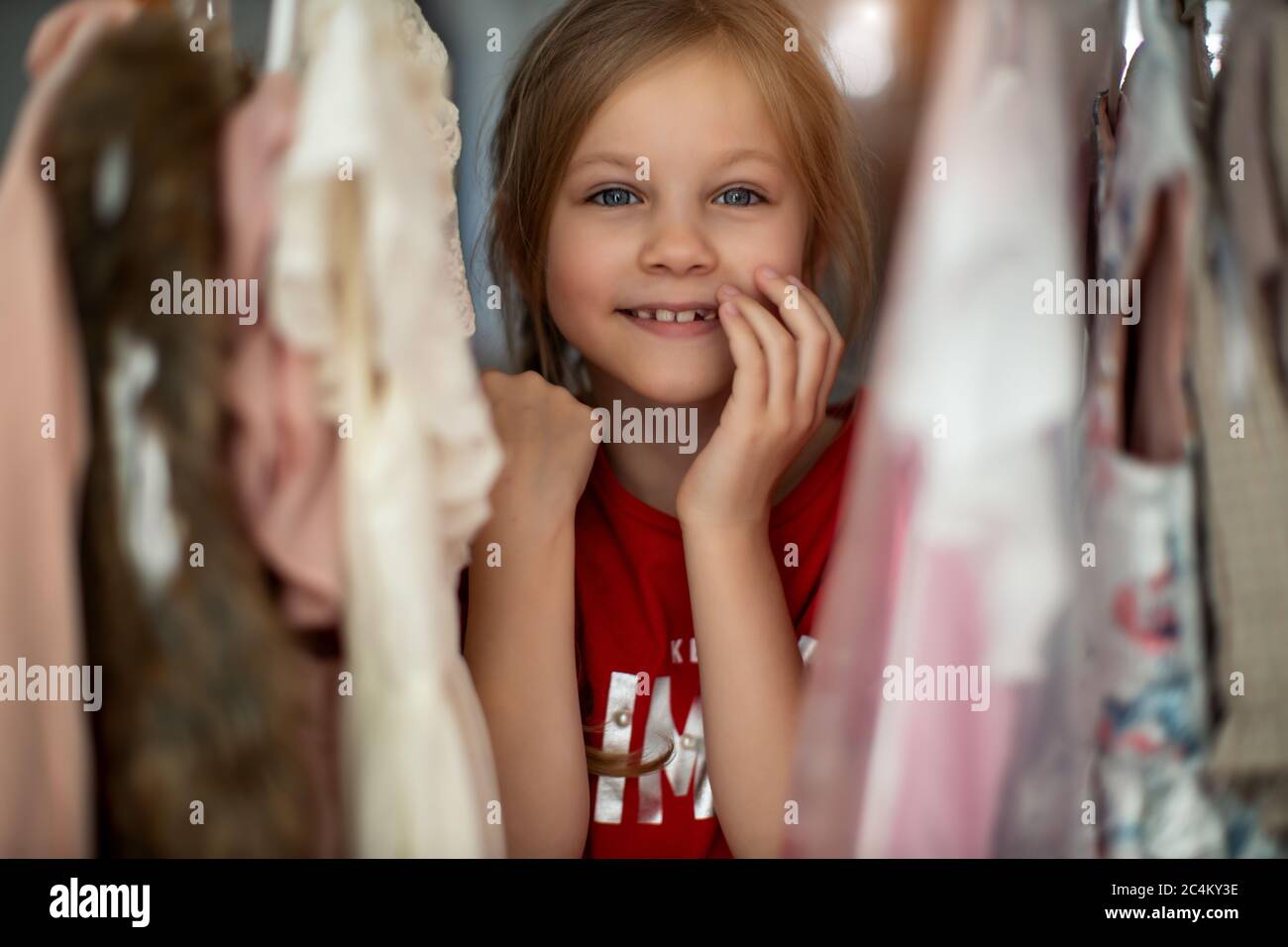 Kids dress hanger hi-res stock photography and images - Alamy