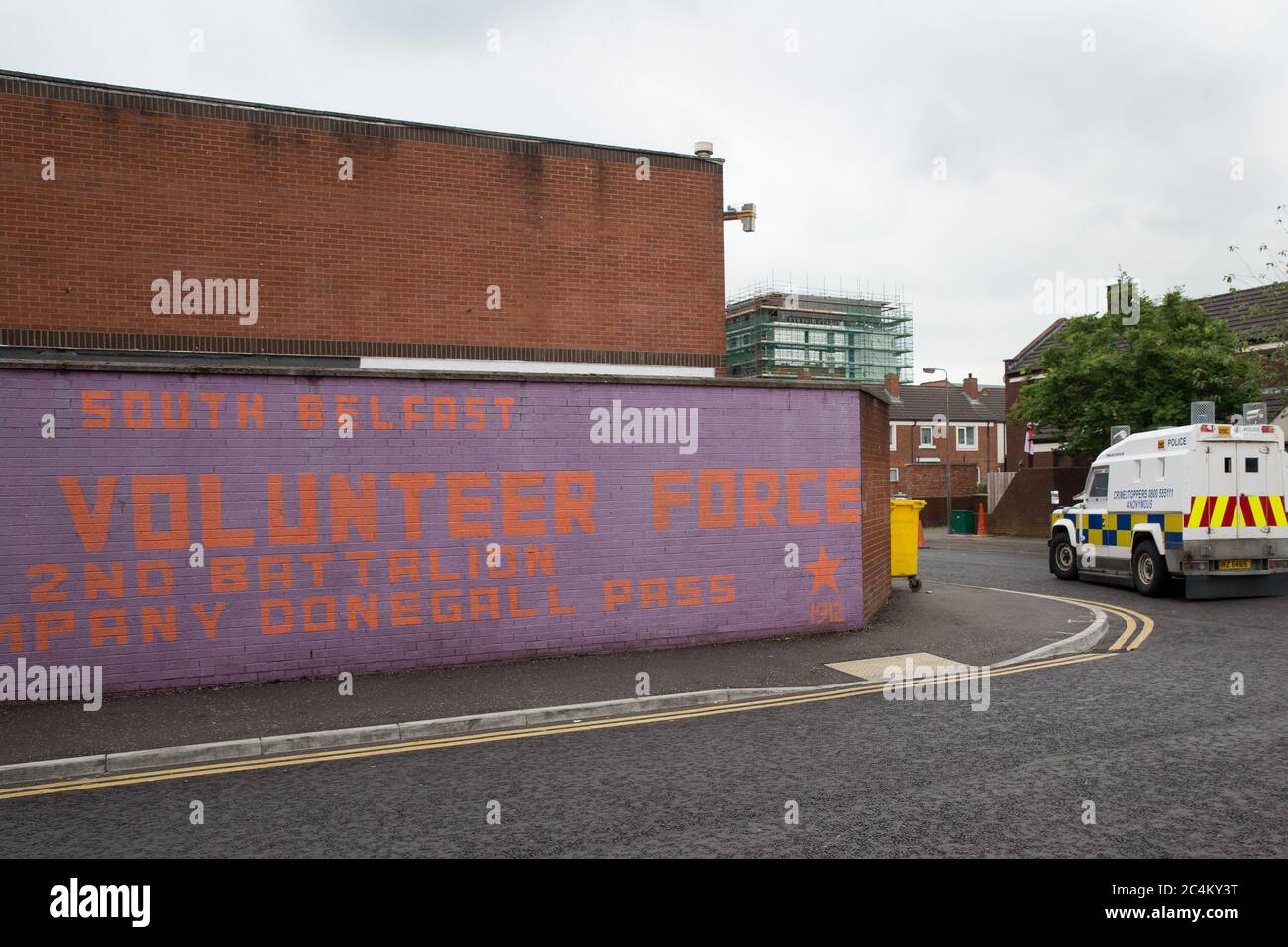UVF writing on the wall Stock Photo - Alamy