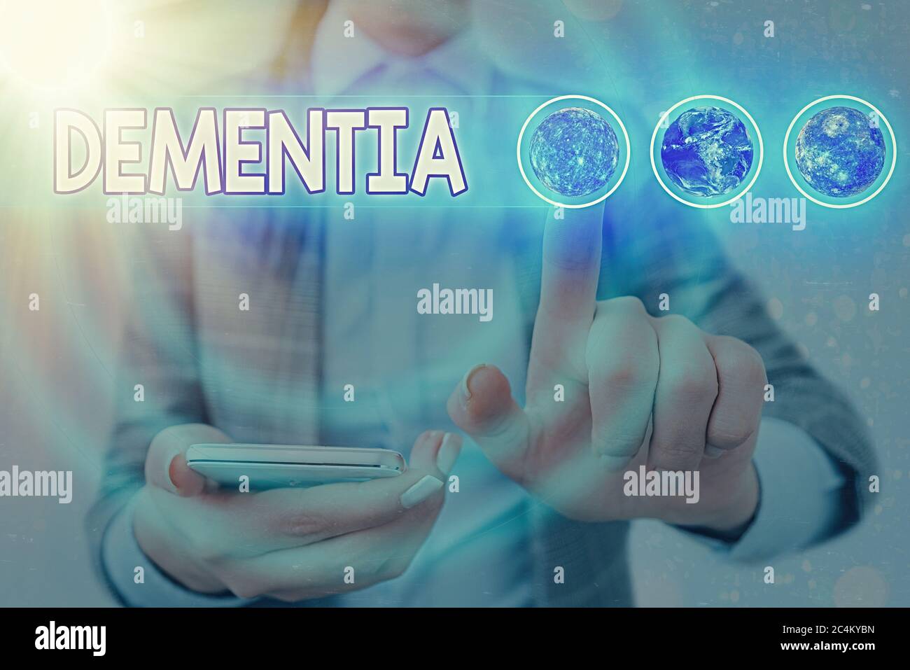 Word writing text Dementia. Business photo showcasing the general word ...