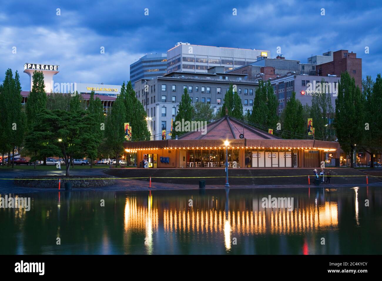 1909 Looff Carousel, Riverfront Park, Spokane, Washington State, USA ...