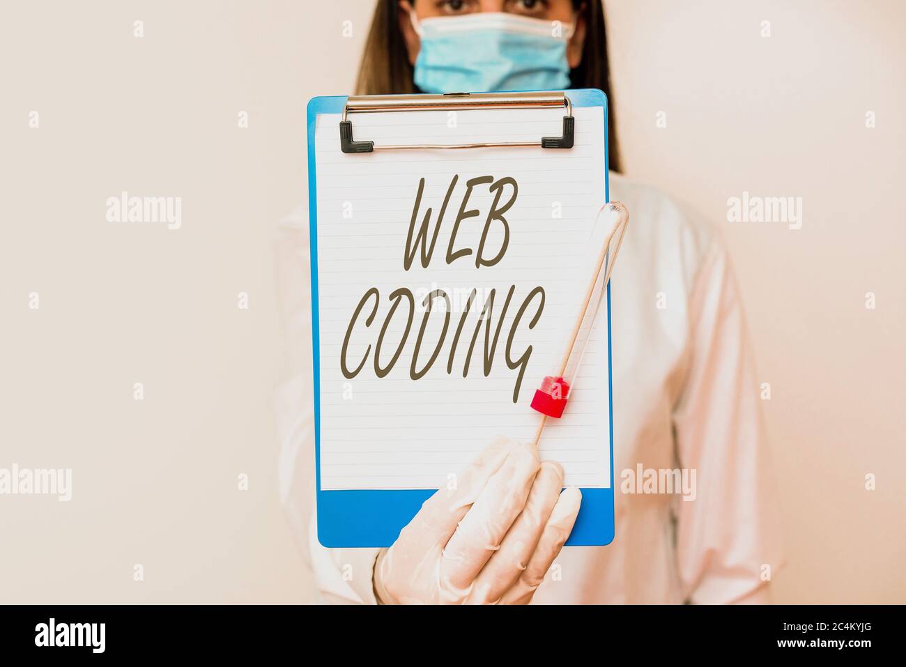 Handwriting text Web Coding. Conceptual photo a system of symbols and ...