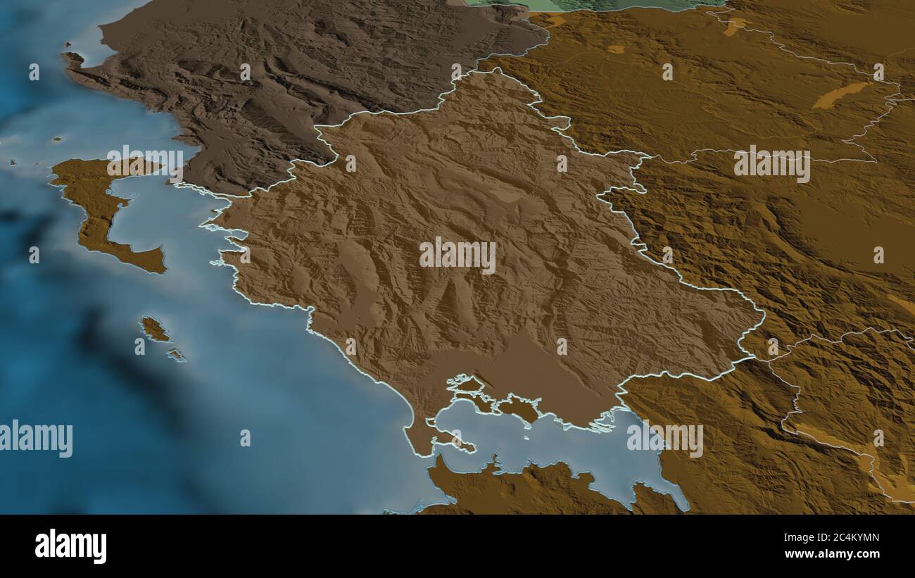 Epirus greece europe map hi-res stock photography and images - Alamy