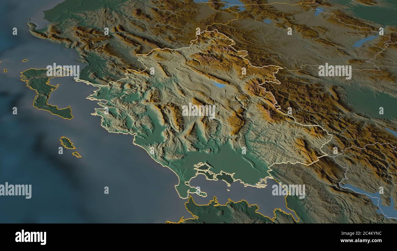 Epirus greece europe map hi-res stock photography and images - Alamy