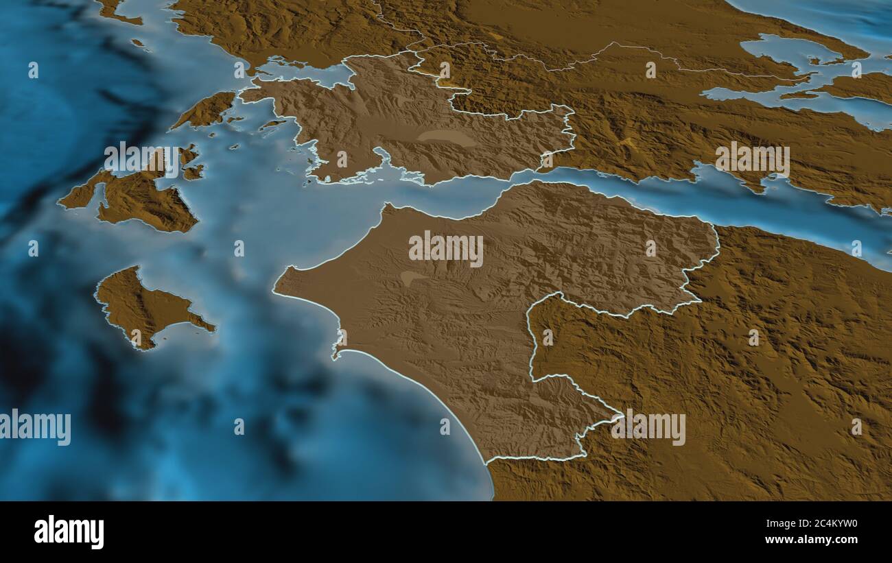 Map of patras hi-res stock photography and images - Alamy