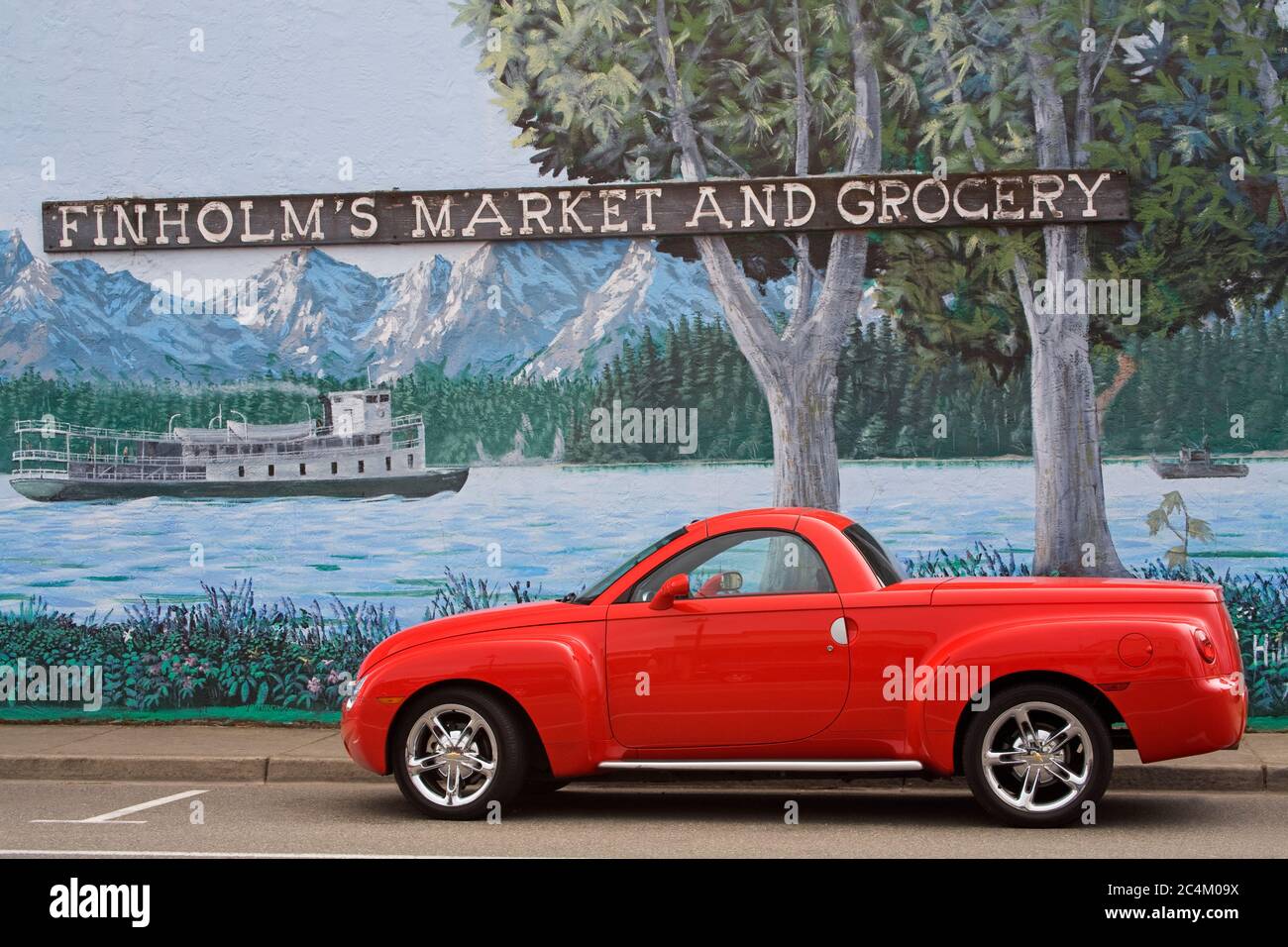 Finholm's Market, Gig Harbor, Tacoma, Washington State, USA Stock Photo ...