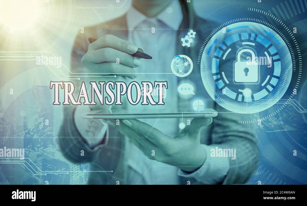 Word writing text Transport. Business photo showcasing carry passengers ...
